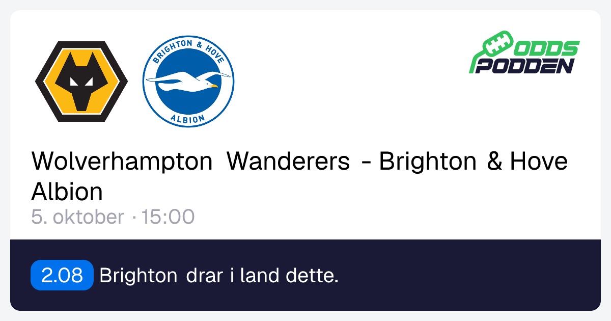 Wolverhampton Wanderers - Brighton & Hove Albion, Aristo78